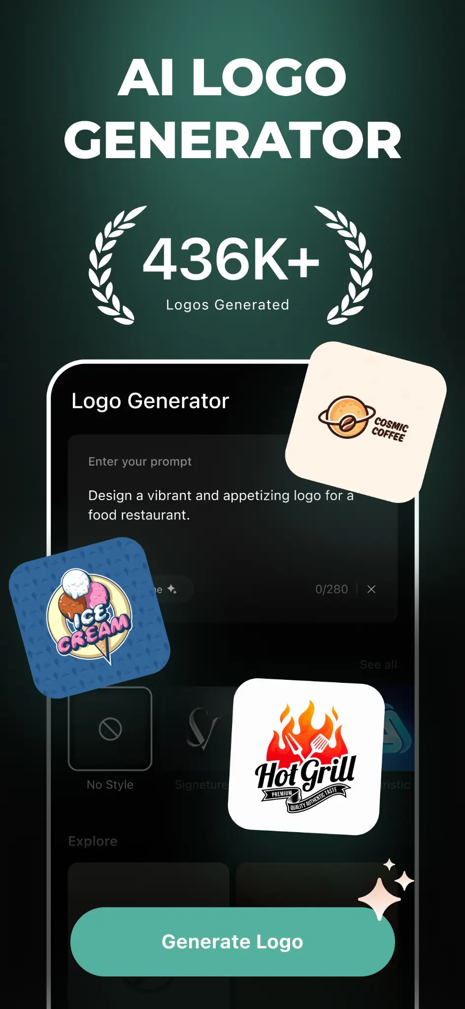 LookA – AI Logo Maker | Create Logos in Seconds